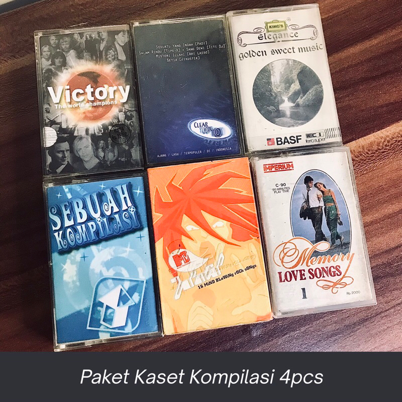 Jual Paket Kaset Kompilasi 4pcs | Shopee Indonesia