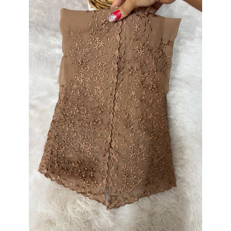 Jual Kain bordiran motif daun | Shopee Indonesia