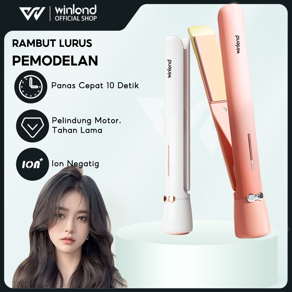 Jual Winland Catokan Rambut Catok Rambut 3in1 220°C Nano Silver Hair ...