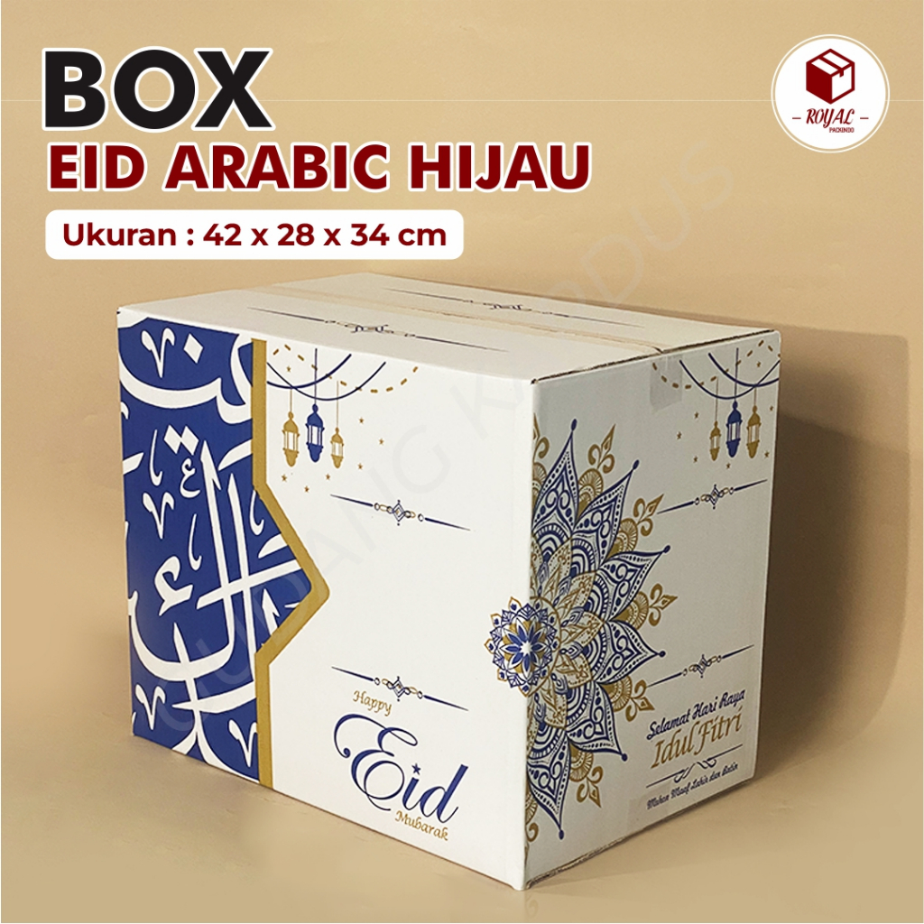 Jual BOX EID ARABIC 42 x 28 x 34 cm- BOX PARCEL IDUL FITRI/BOX PARCEL ...