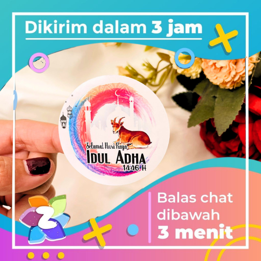 Jual 9-15 Zennida Print Sticker Edisi Idul Adha Qurban Free Desain ...