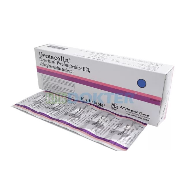 Jual Demacolin 10 Tablet - Obat Batuk & Flu / Per Strip | Shopee Indonesia