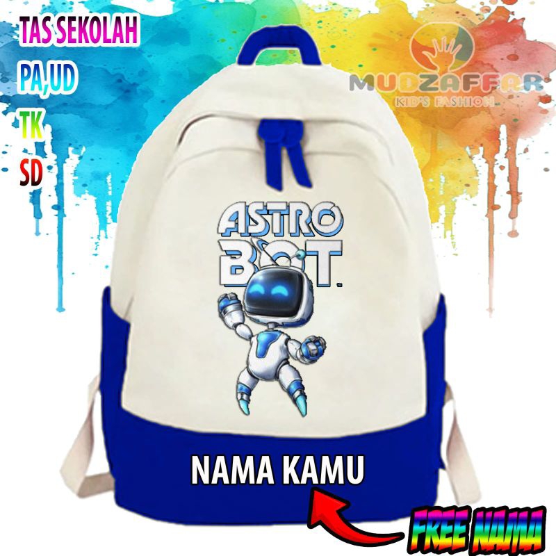 Jual TAS RANSEL ANAK TK PAUD SD SONY ASTROBOT RESCUE MISSION RANSEL ANAK ASTRO BOT | Shopee ...