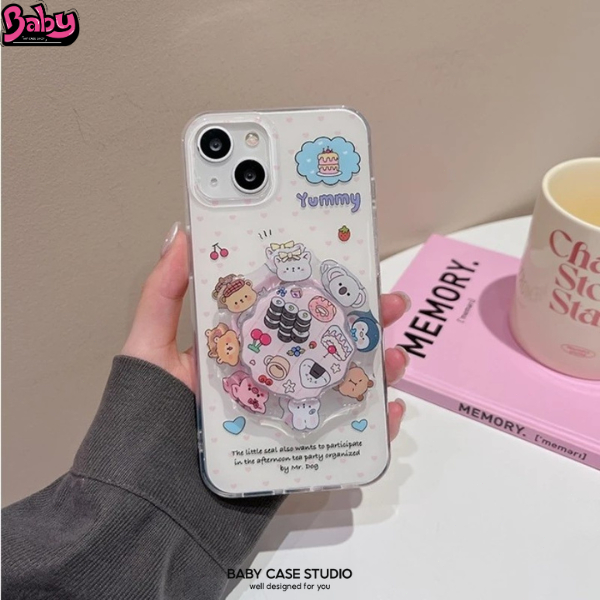 Jual NEW (COD) Case iPhone Karakter Hewan Lucu Yummy Food Sushi Cupcake ...