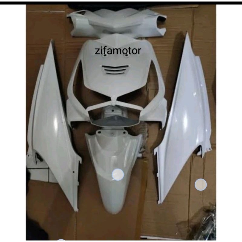 Jual Full set body halus Honda beat karbu putih polos | Shopee Indonesia