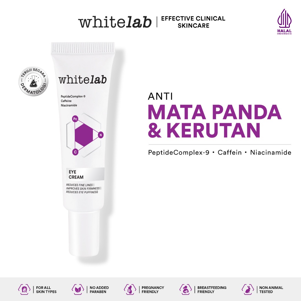 Jual Whitelab Eye Cream - Krim Mata Atasi Kerutan, Garis Halus, Kantung Mata, Dan Mata Panda ...
