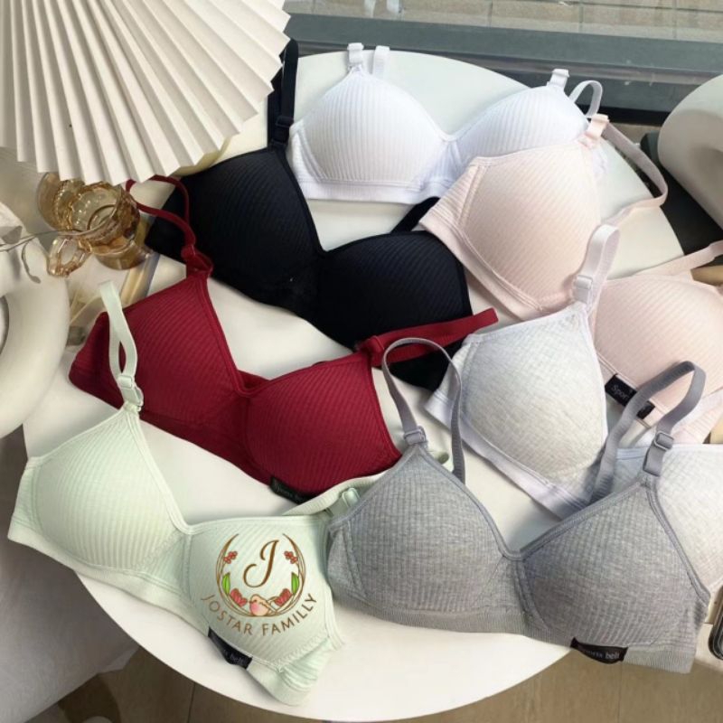 Jual BH Bra motif garis lurus Push Up Style Senam Zumba Yoga Pakaian ...