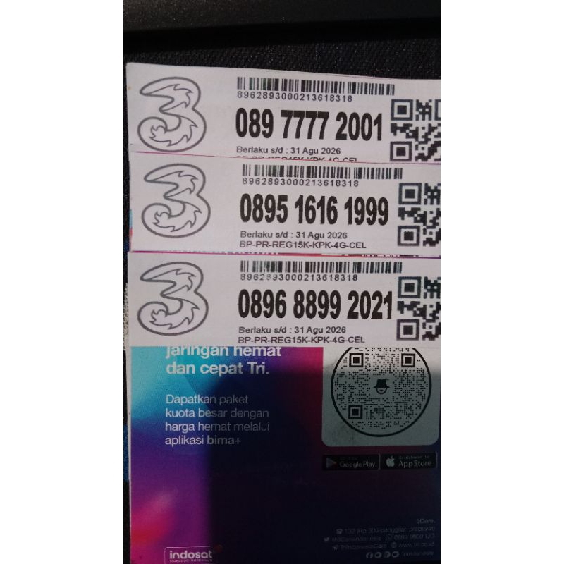 Jual KARTU TRI CANTIK TAHUN LAHIR | Shopee Indonesia