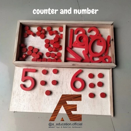 Jual Number and Counters Montessori counter Montessori number counter ...
