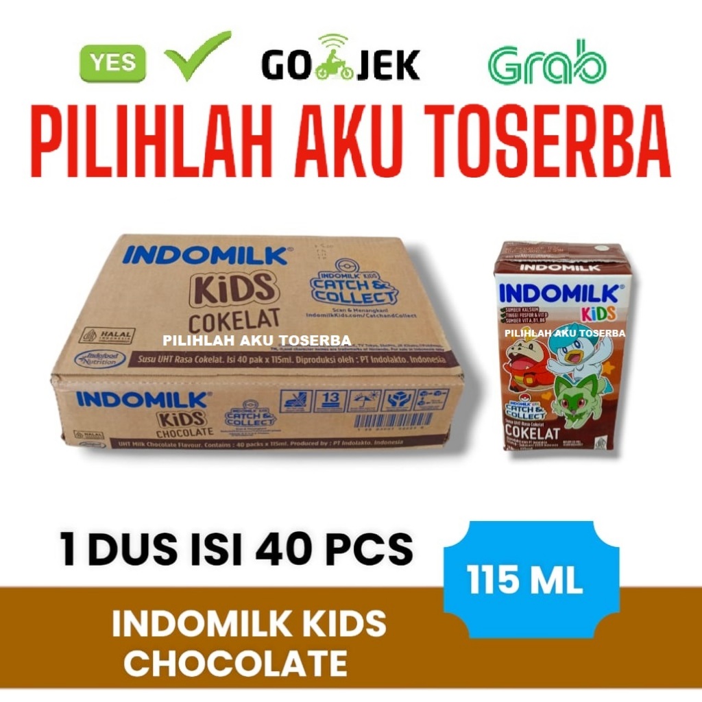 Jual Susu INDOMILK KIDS COKLAT (Cokelat) UHT - 115 ml (1 DUS ISI 40) | Shopee Indonesia