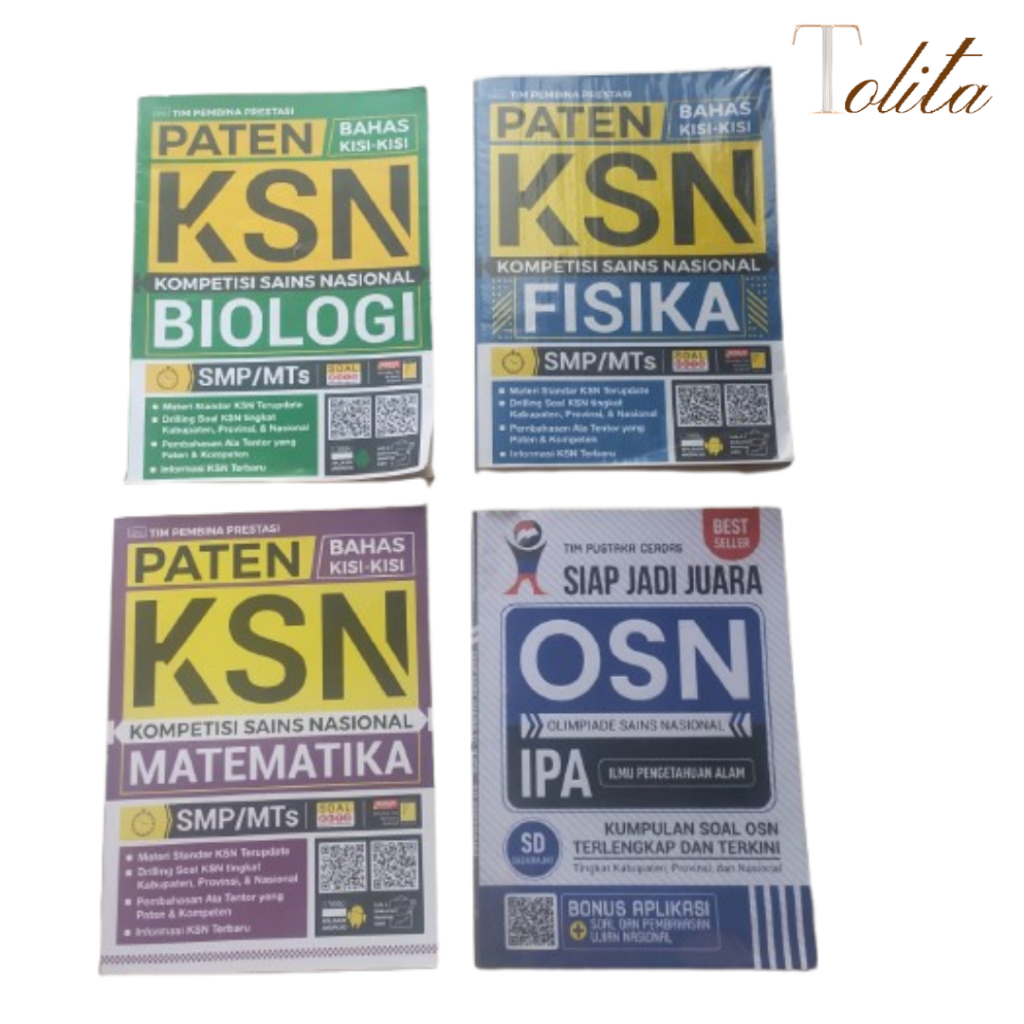 Jual buku ksn smp ipa fisika matematika biologi / buku osn ipa sd / buku kumpulan soal | Shopee ...