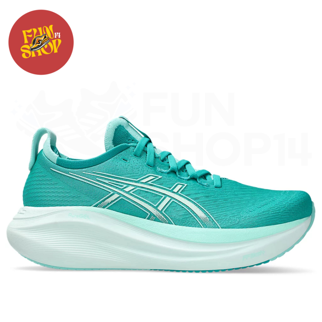 Jual Sepatu Lari Asics Gel-Nimbus 27 Women's Running Shoes Wave Teal/Illuminate Mint - 1012B753 ...