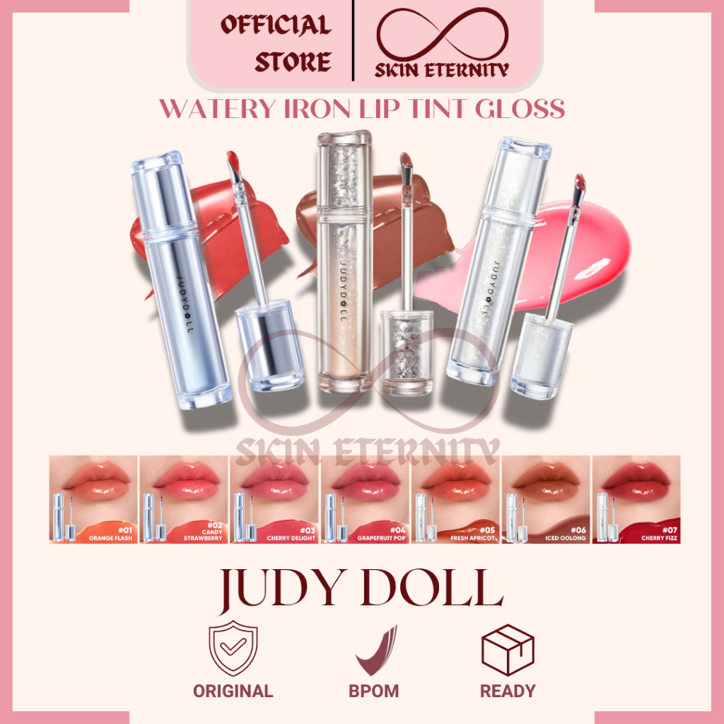 Jual SKIN ETERNITY Judydoll Watery Iron Liptint Gloss - Next Level ...