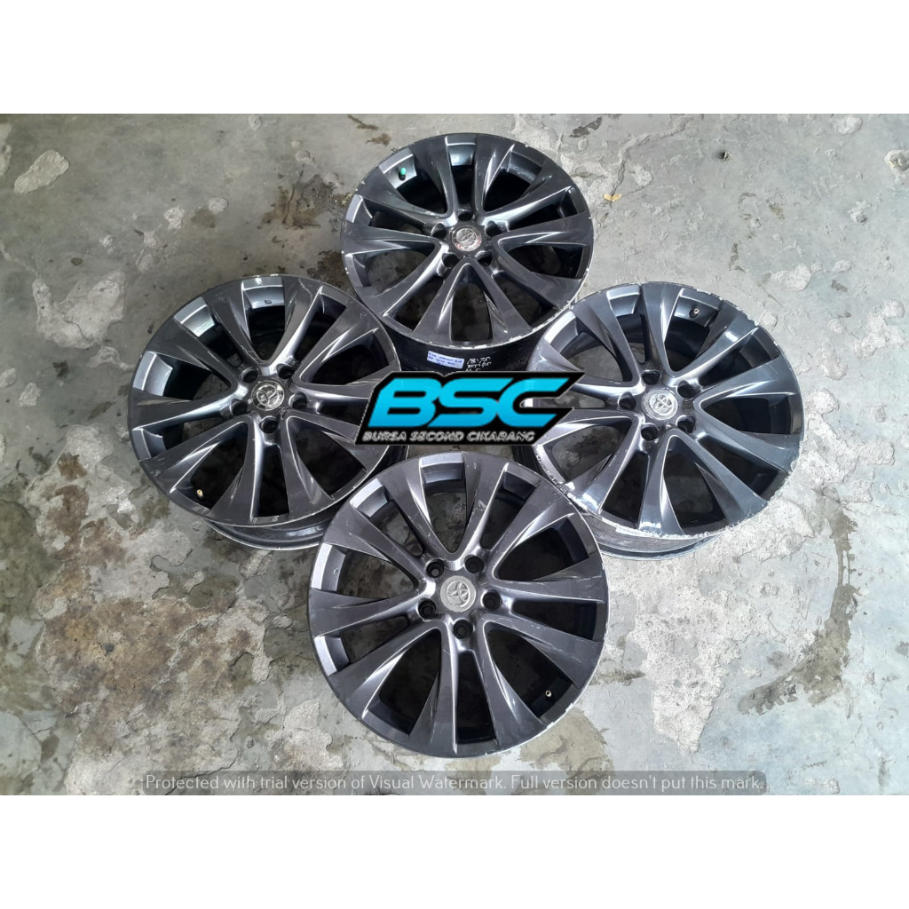 Jual Velg Mobil Second R18 Replika Alphard Pcd 5x114 Ring 18 Buat ...