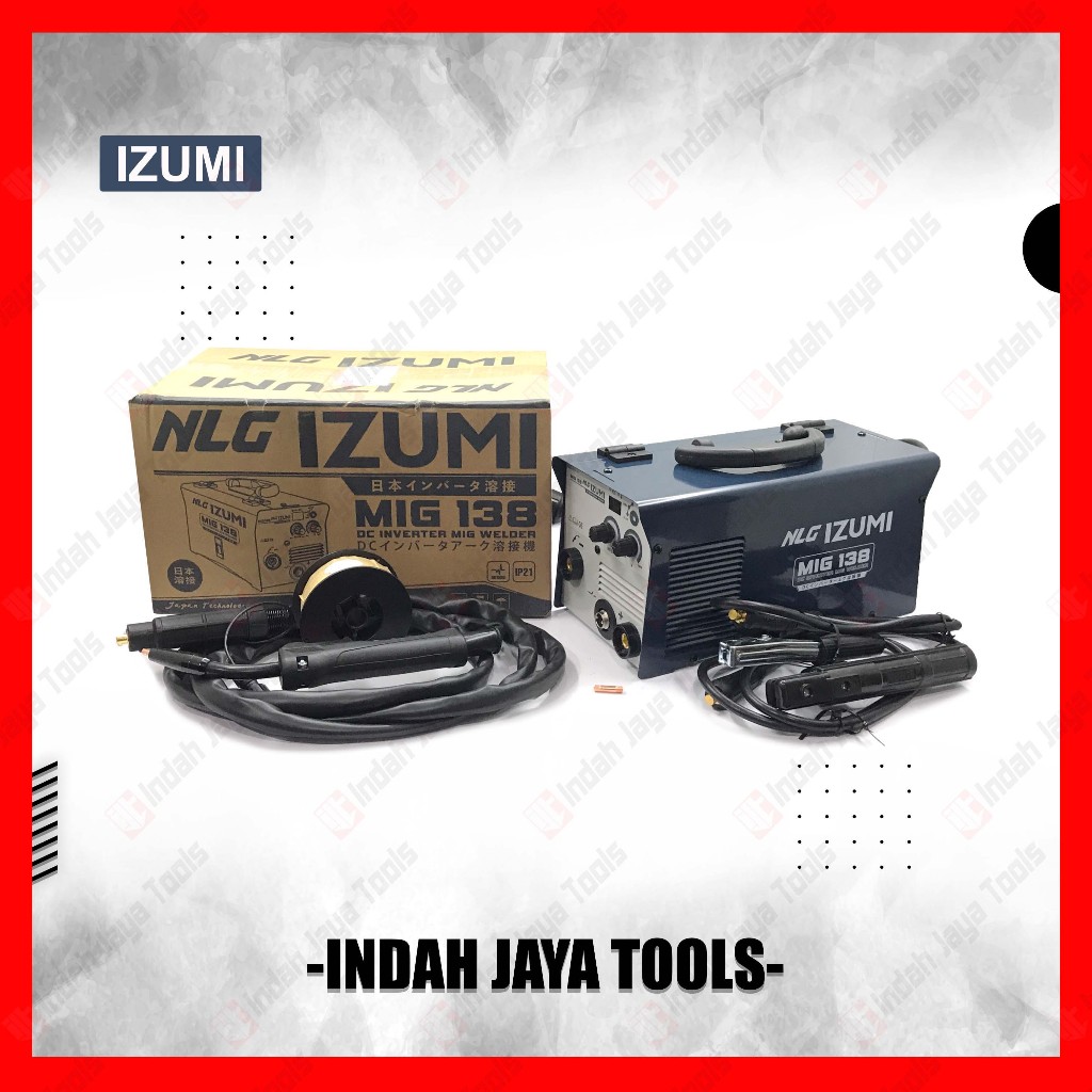 Jual IZUMI MIG 138 Mesin Las CO Flux Core Tanpa Gas Travo Listrik CO2 ...