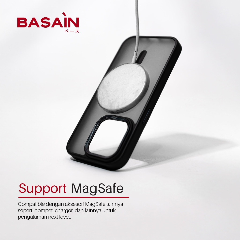 Jual BASAIN Casing iPhone 12/Mini/Pro/Max Bumper MagSafe 2.0 | Anti ...