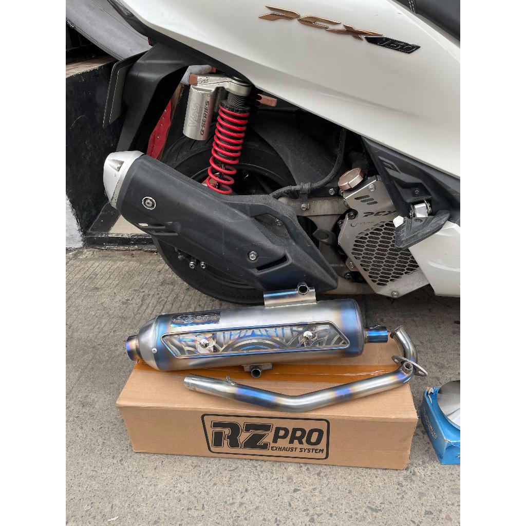 Jual LIVE - KNALPOT KONDOMAN TYPE SR SUNBLUE PCX 160 NEW , VARIO 160 ...