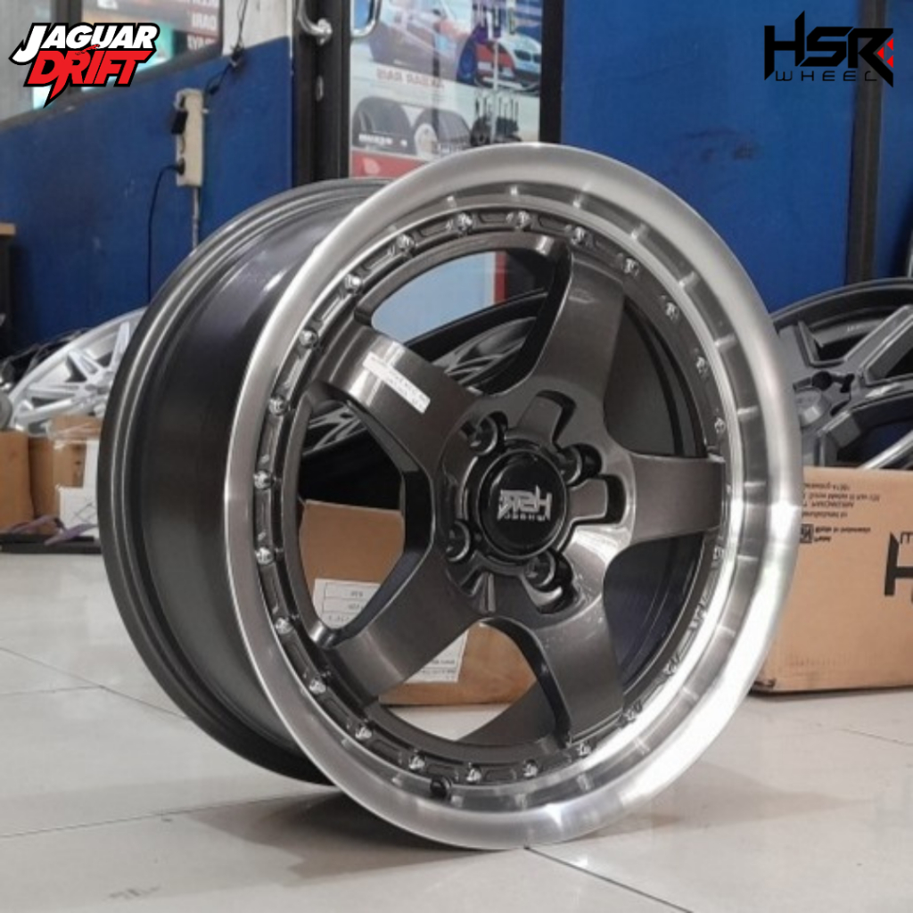 Jual Velg Suzuki Swift Ring 15 Inch Veleg Hsr Bob R15 Palang 5 Warna Grey Polish PCd 4x100 Pnp ...