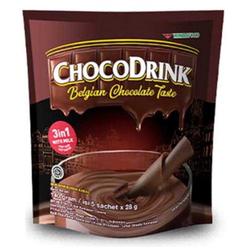 Jual Chocodrink Minuman Instan Belgian Chocolate 5 x 28 g | Shopee ...