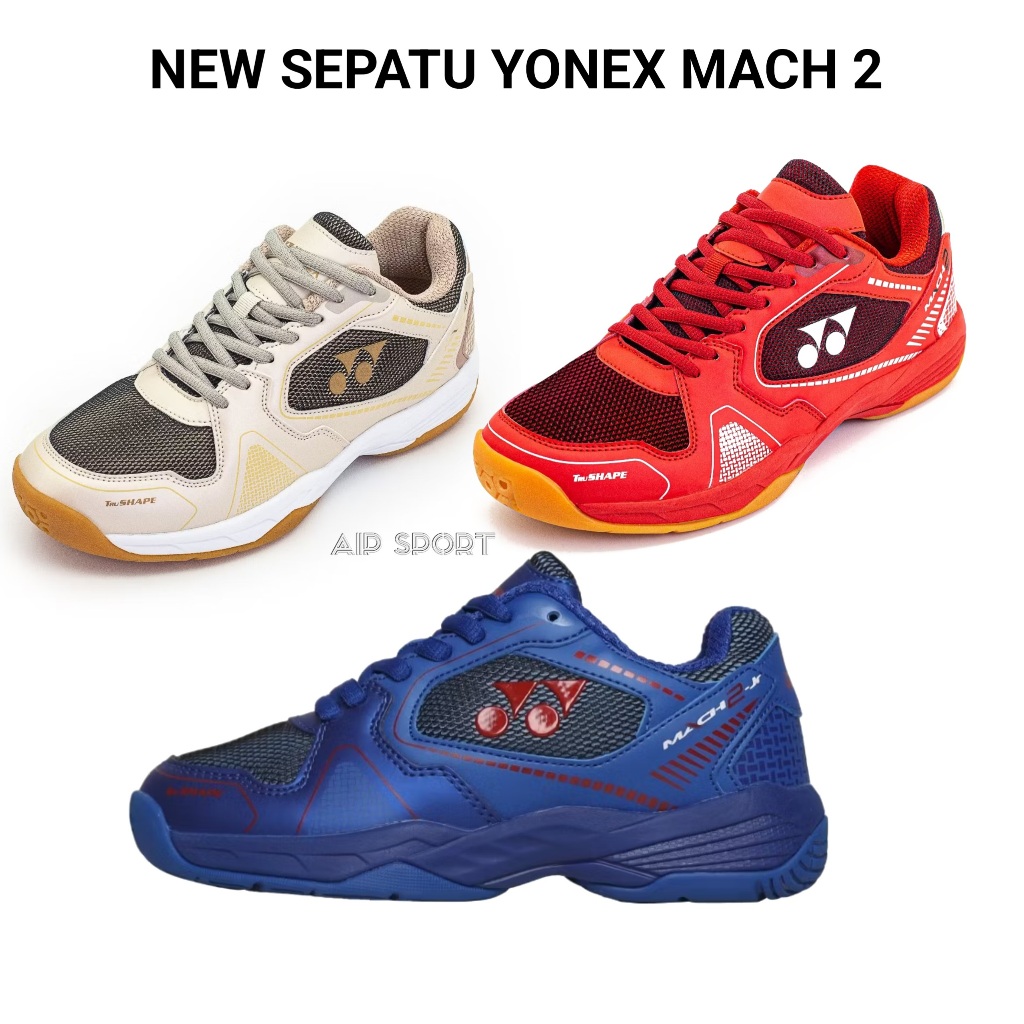 Jual Sepatu Badminton Yonex Mach 2 Original 100% | Shopee Indonesia
