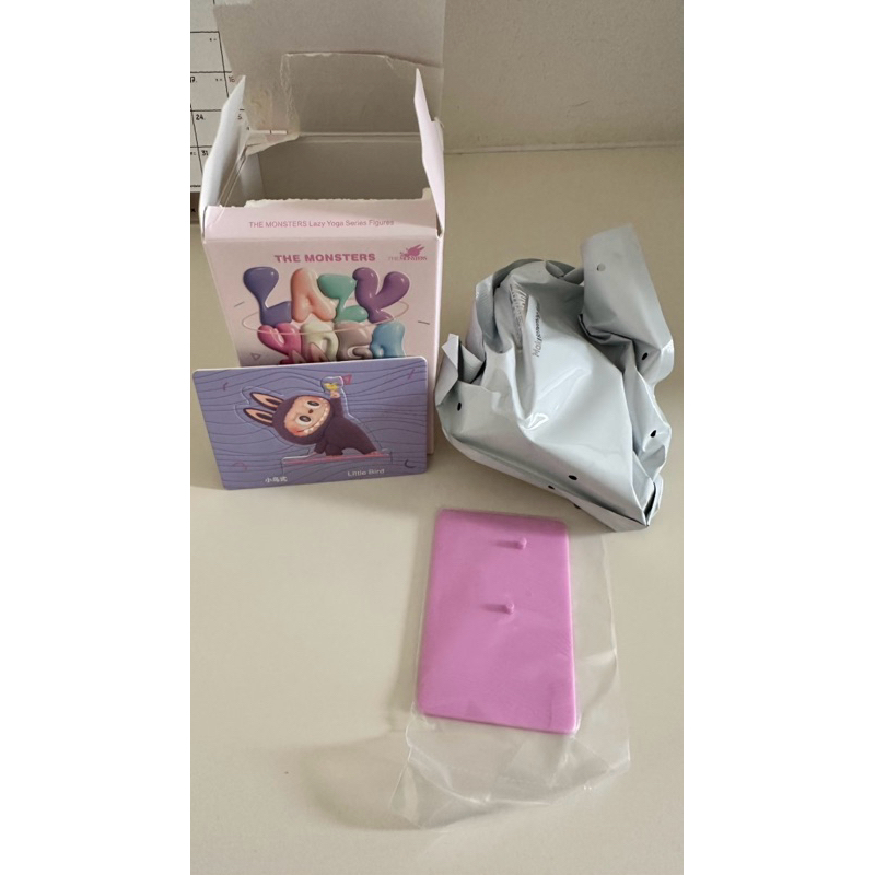 Jual Blind box Labubu Lazy Yoga popmart little bird | Shopee Indonesia