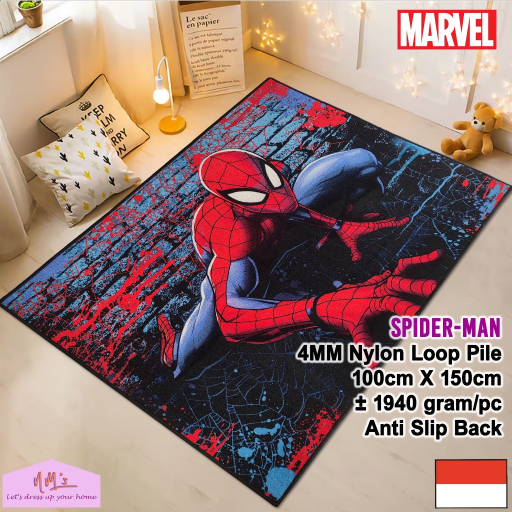 Jual Disney Marvel Official Merchandise Spiderman karpet playmat anak ...