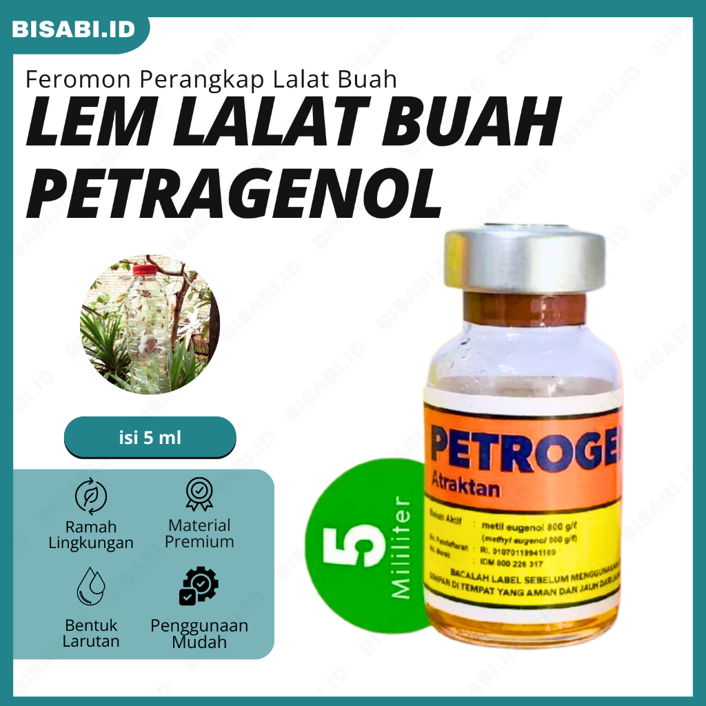 Jual PETROGENOL Atraktan LEM PERANGKAP LALAT BUAH PEREKAT LALAT BUAH ...