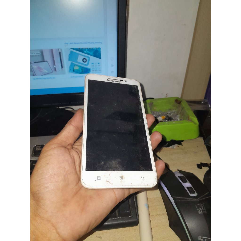Jual lcd tc 1set lenovo a850 plus ori cabutan normal | Shopee Indonesia