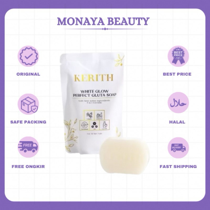 Jual KERITH White Glow Perfect Gluta Soap by Kerith Sabun Pemutih Badan ...