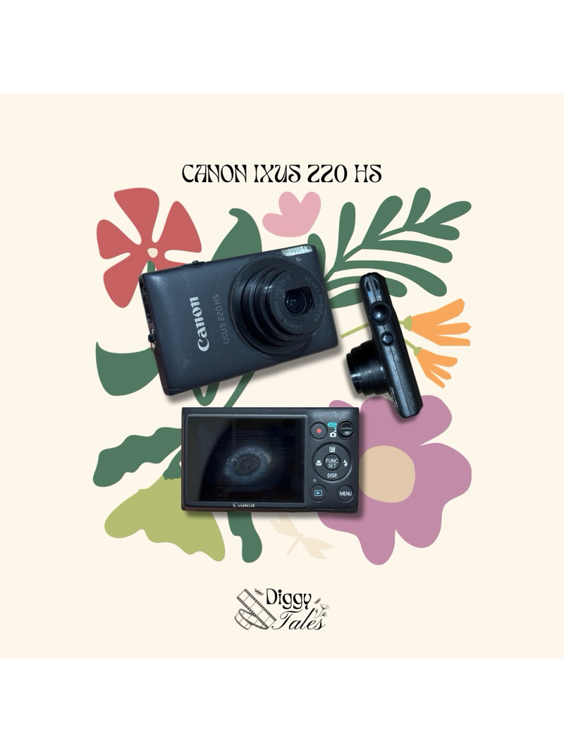 Jual Digicam Canon Ixus 220 HS Camera Pocket Digital | Shopee Indonesia