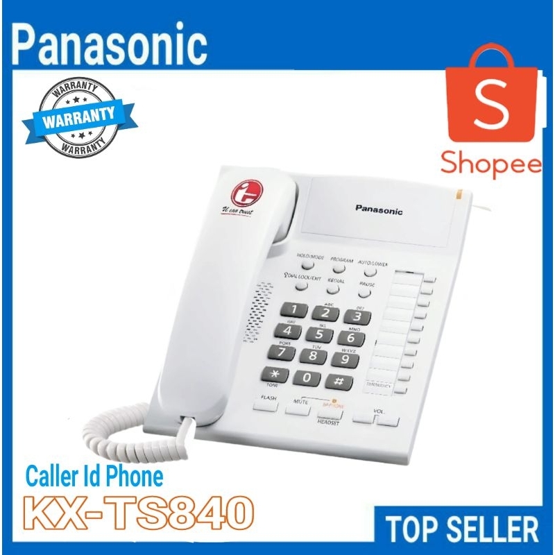 Jual Panasonic KX-TS840 Caller ID Phone For Home, Office , Hotel, Etc | Shopee Indonesia
