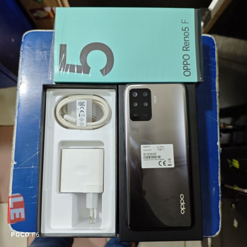 Jual Oppo Reno 5f 8/128 GB Second Fullset Original | Shopee Indonesia