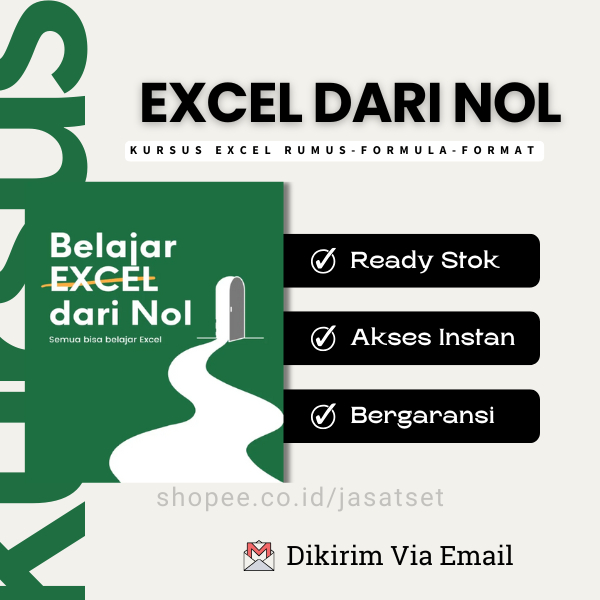 Jual PROGRAM BELAJAR EXCEL RUMUS & FORMULA Dari NOL - Panduan Santai MS Excel Dari Dasar Hingga ...