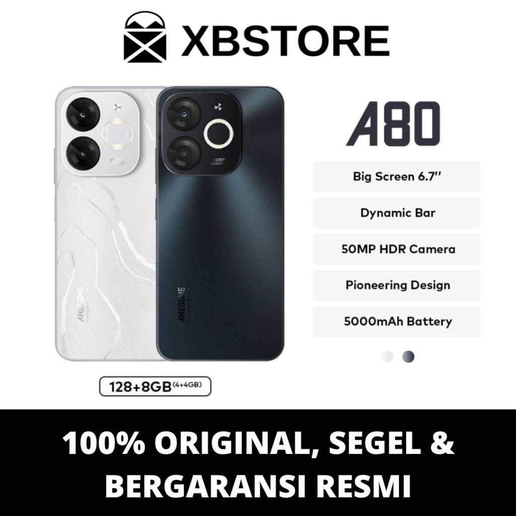 Jual Itel A80 4+4/128GB Memory - 50MP Super HDR Camera - Pioneering Design - 6.7" Punch Hole ...