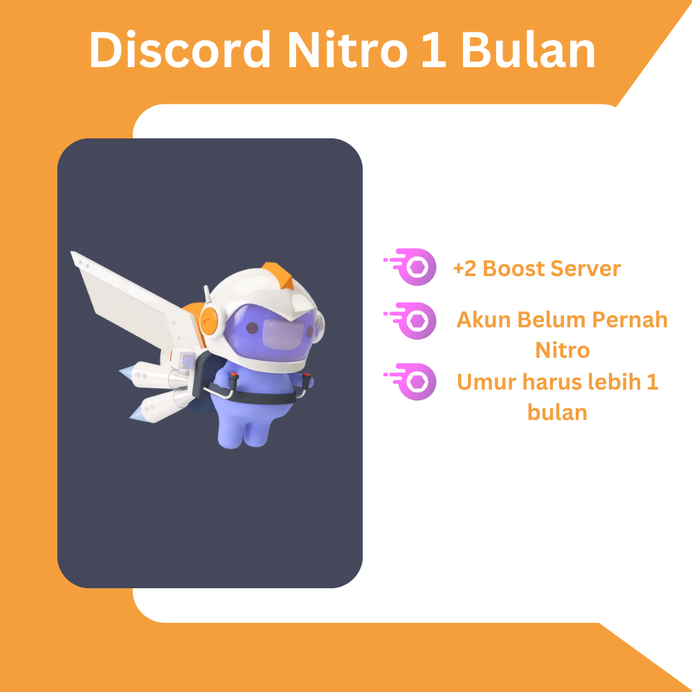 Jual Discord Nitro 1 Bulan +2 Boost Server | Shopee Indonesia