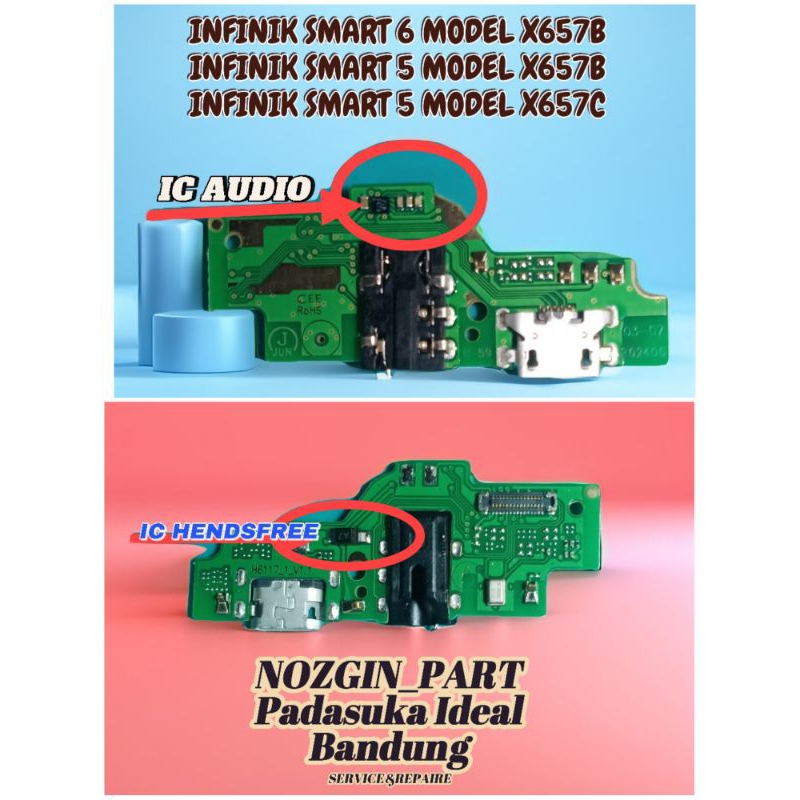 Jual Konektor Cas Papan Pcb Konektor Cas Mic Ic Audio Infinik Smart 6 X657B Infinik Smart 5 ...