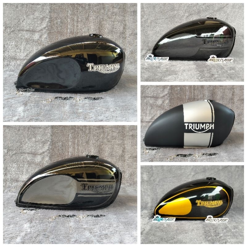 Jual Tangki Triumph custom japstyle Bratcafe Bobber Chopper caferacer ...