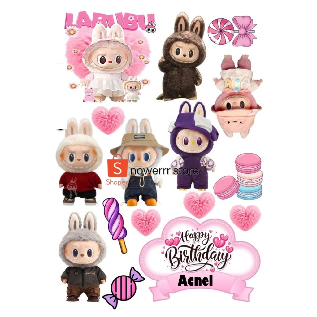 Jual LABUBU/ TOPPER CAKE LABUBU VIRAL/ HIASAN KUE LABUBU | Shopee Indonesia