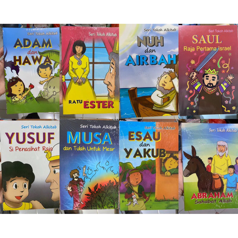 Jual Ori- SERI TOKOH ALKITAB Yusuf ,Saul, Nuh Airbah, Adam dan Hawa ...