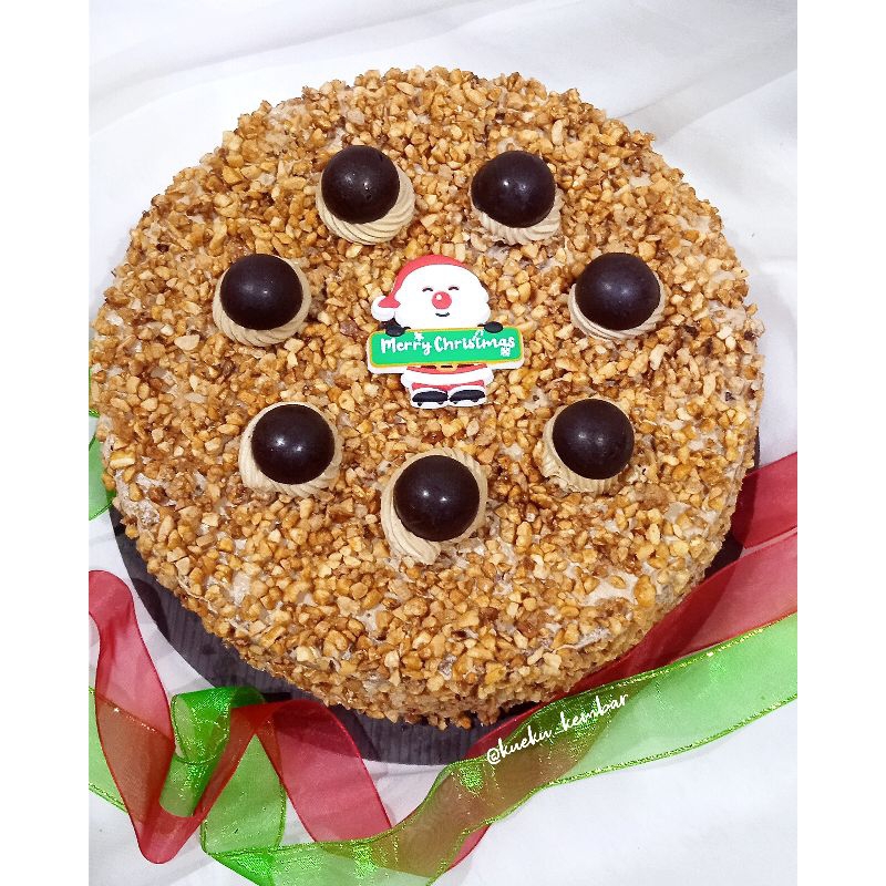 Jual bolu Mocca nougat ukuran 22cm | Shopee Indonesia