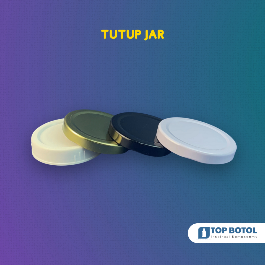 Jual (Paket Isi 50pcs) TUTUP KALENG 63MM TUTUP PIDO TUTUP JAR KACA ...