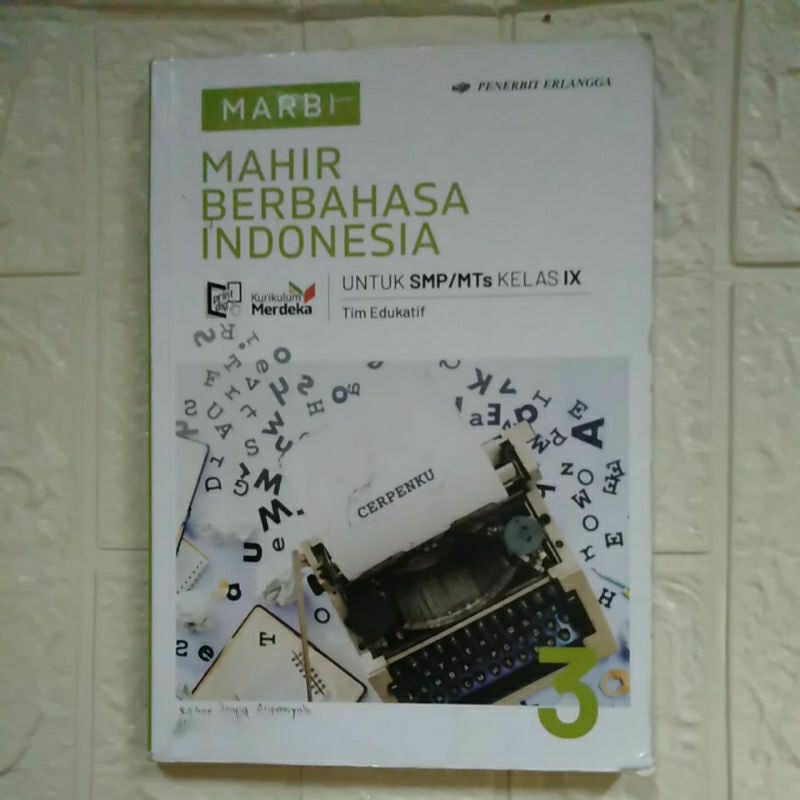 Jual Marbi Mahir Berbahasa Indonesia SMP/Mts Kelas 9 Kurikulum Merdeka Erlangga | Shopee Indonesia