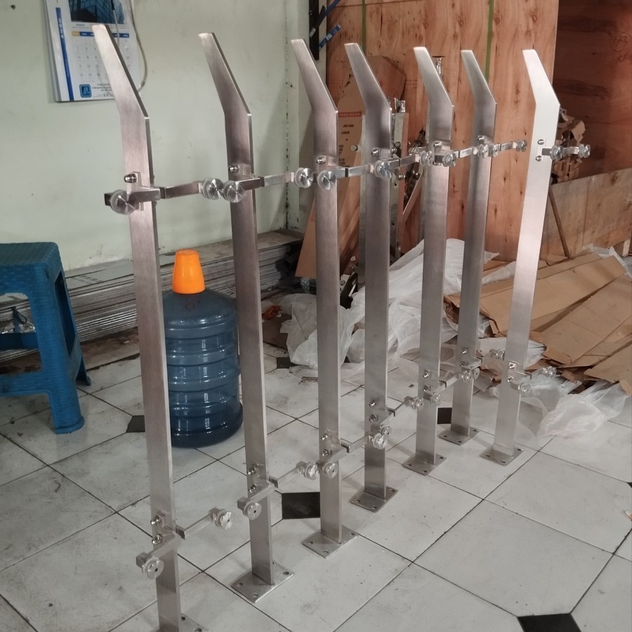 Jual TIANG PLAT 8 MM RAILING TANGGA STAINLESS MINIMALIS EJR 611 ...