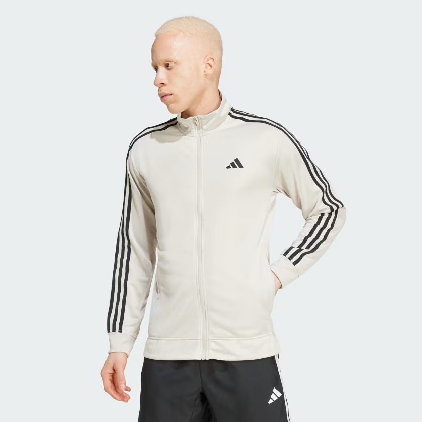 Jual Jaket ADDS Training Essentials 3-Stripes Track Top Jacket Pria ...