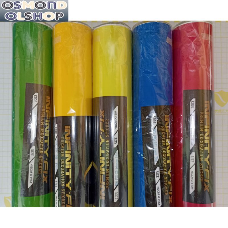 Jual Sticker Infinity-Fix Transparan Lebar 45cm [Meteran] | Shopee ...
