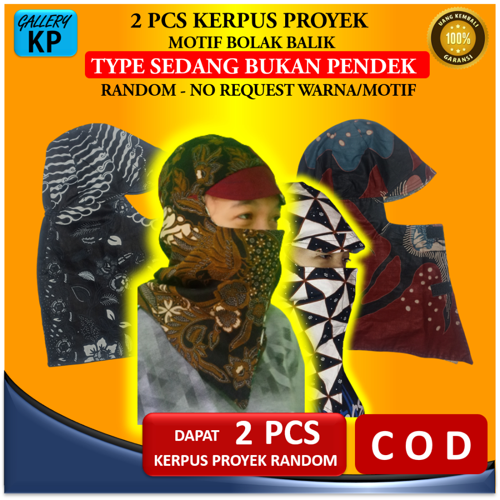 Jual 2 PCS Topi Kerpus Proyek Welder Las Sebo Bahan Katun Batik Motif ...