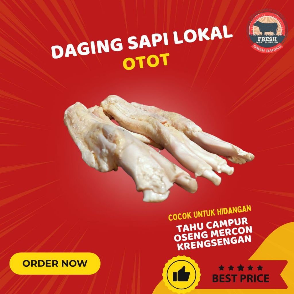 Jual OTOT SAPI FRESH 1KG | Shopee Indonesia