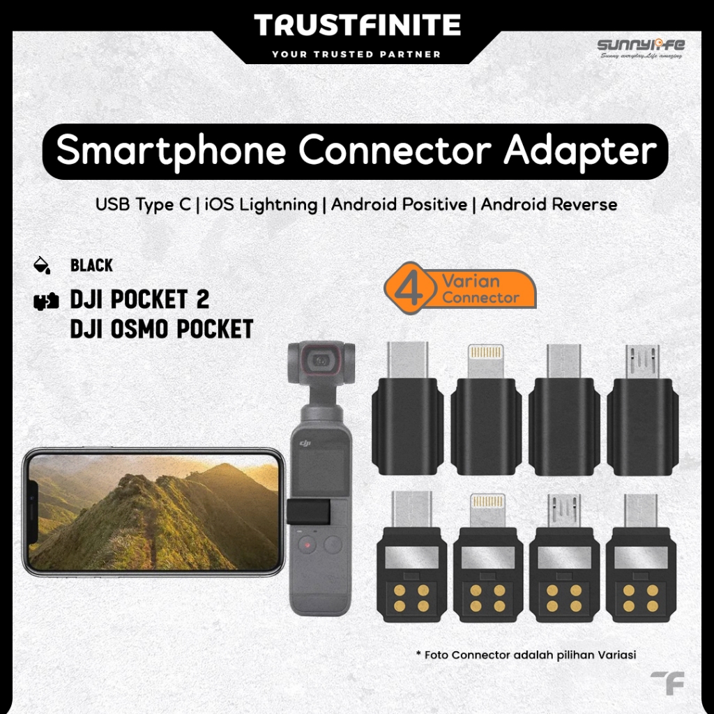 Jual Sunnylife Micro USB Positive / Reverse / USB Type C / Lightning ...