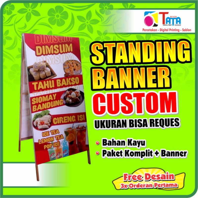 Jual STANDING BANNER CUSTOM | Shopee Indonesia