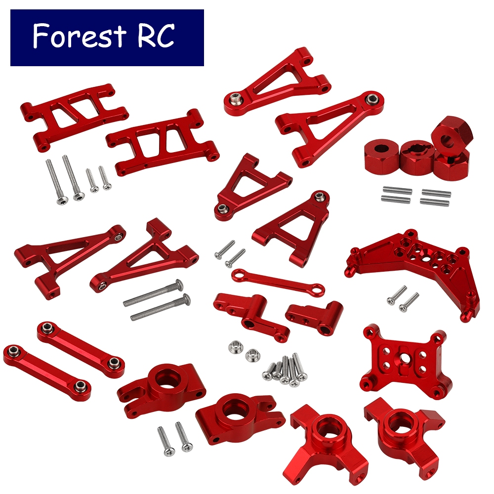 Jual MJX Hyper Go 14303 14302 14301 Metal Steering Cup Shock Tower Brackets Front Rear Upper Low ...